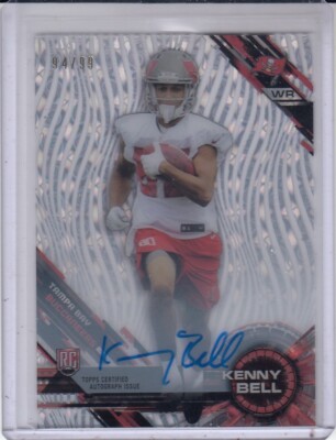 KENNY BELL 2015 Topp High Tek Autograph Tidal Diffractor #91 RC 94/99 ...