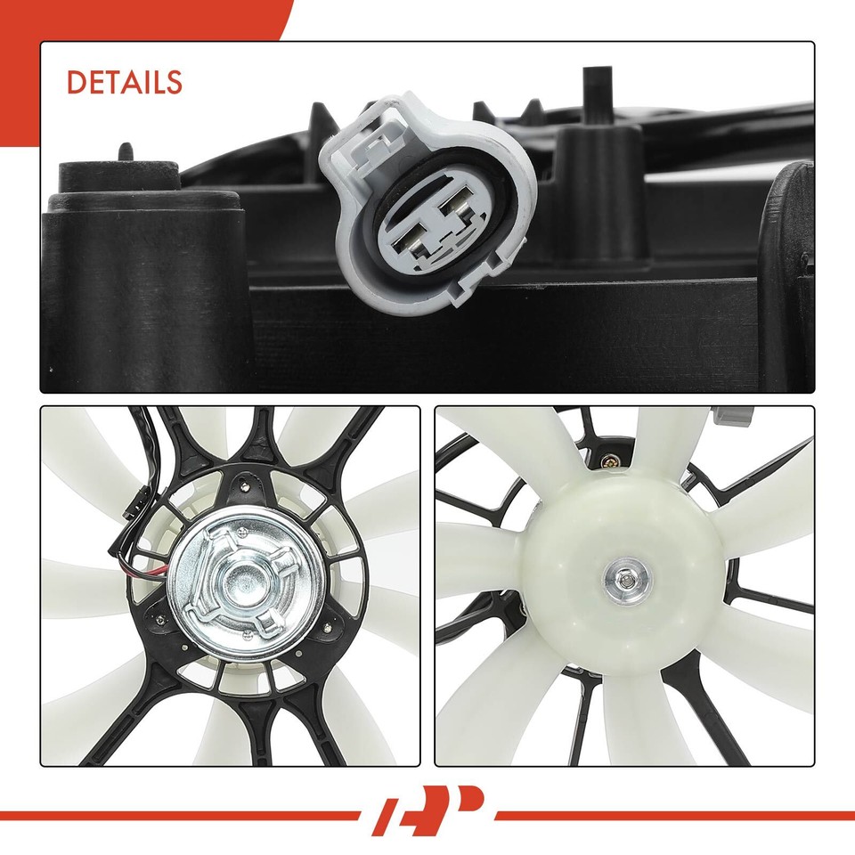 A-Premium Dual Cooling Fan Assembly w/Shroud for Toyota Camry Avalon ...
