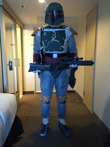 Star Wars Life Size Boba Fett Prop Replica Costume Cosplay Movie ...