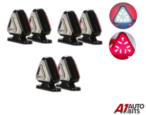 Led Mini Side Marker Rear Outline Triangle Lights Trailer Truck Lorry ...