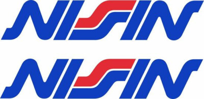 Nissin Brakes Pads Racing Performance Motor Bike Reflective Vinyl ...