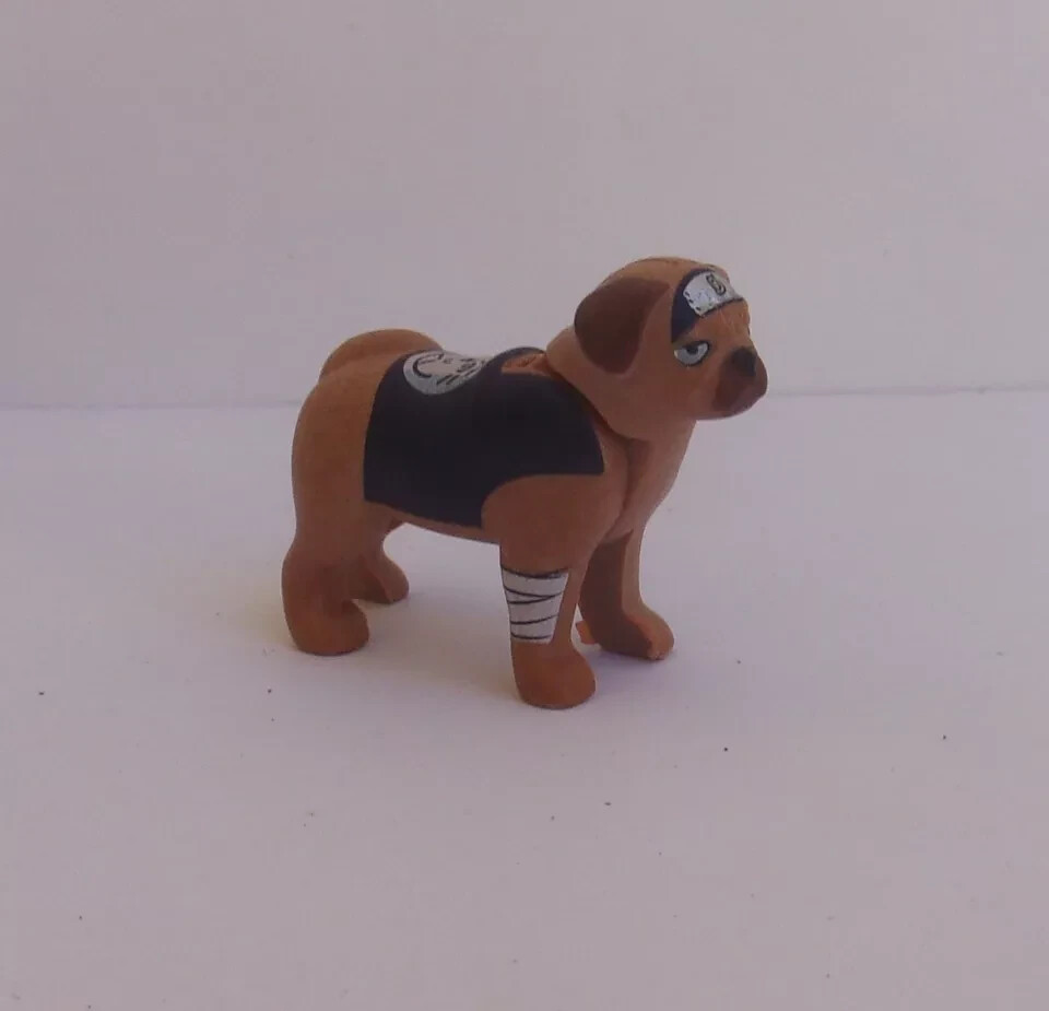 Playmobil Naruto Shippuden 1 x Kakashi's dog Pakkun "Pug" Very Good ...