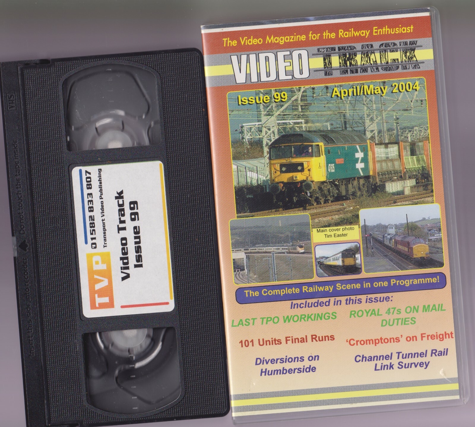 Video Track VHS Video Tapes - Various titles 9 to 107 ~ Railway Video ...