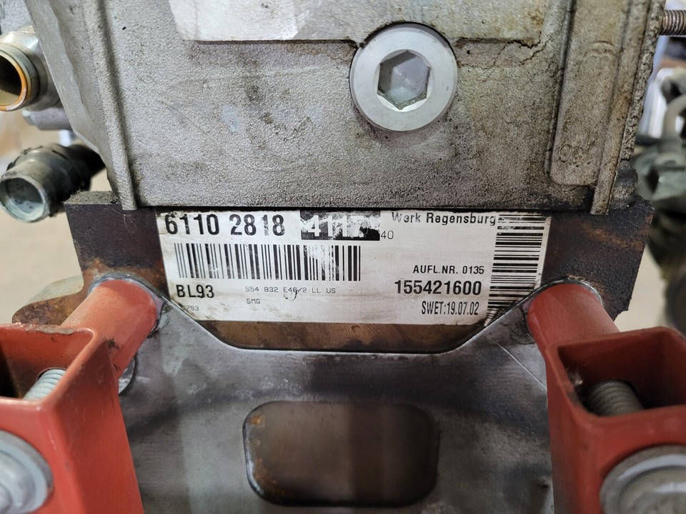 BMW E46 M3 S54 3.2L Engine Long Block 150K 11000304348 | eBay