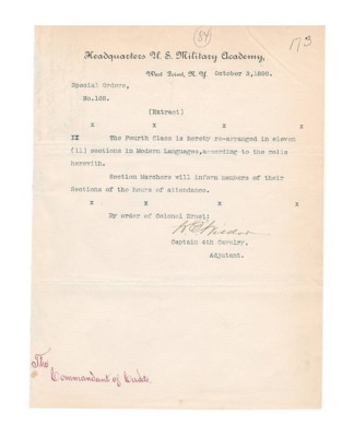 Wilbur Wilder General of Geronimo Capture Pancho Villa Autograph Letter ...