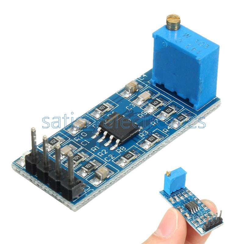 2PCS LM358 100 times gain Signal amplification Operational Amplifier ...