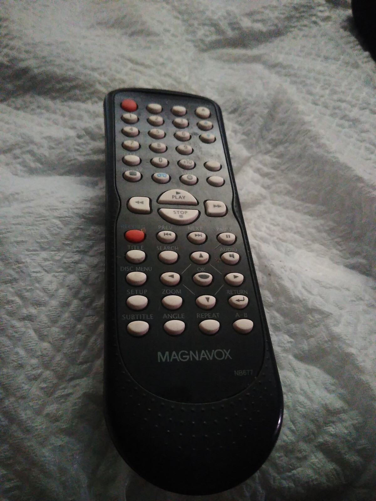 Fastshipping🇺🇲 Magnavox NB677 Tv DVD Remote Control no back cover plate ...