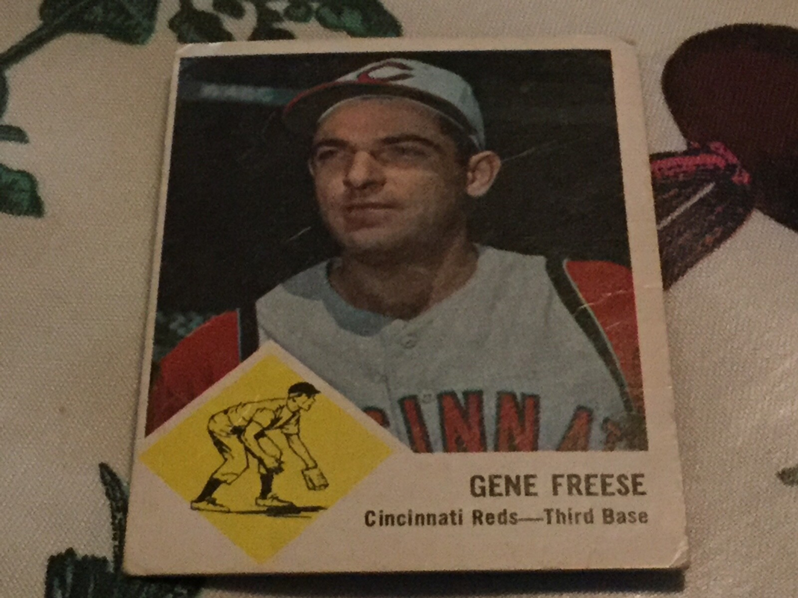 1963 Fleer Gene Freese Baseball Card Reds #33 | eBay