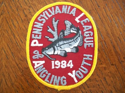 PENNSYLVANIA LEAGUE OF ANGLING YOUTH SERIES 4 "BY 3 " 1984 CATFISH ...