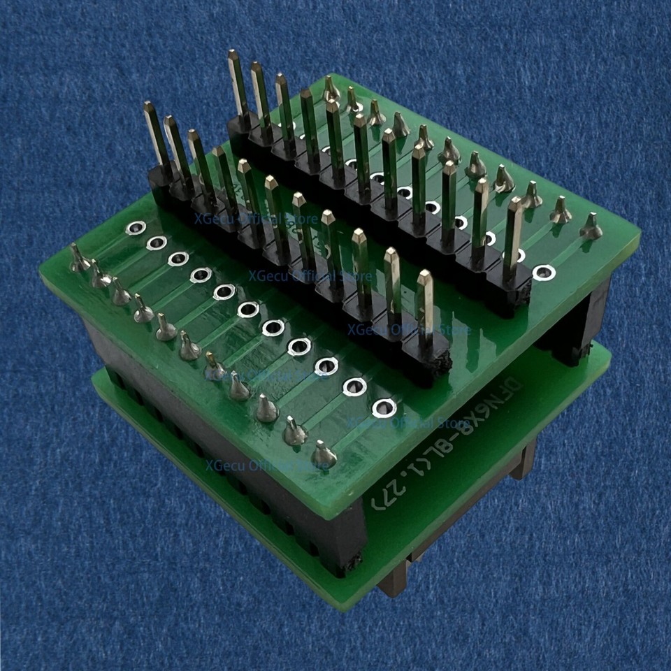 DFN8 QFN8 WSON8 MLF8 /MLP8 TO DIP8 socket adapter for 8X6MM IC chips ...