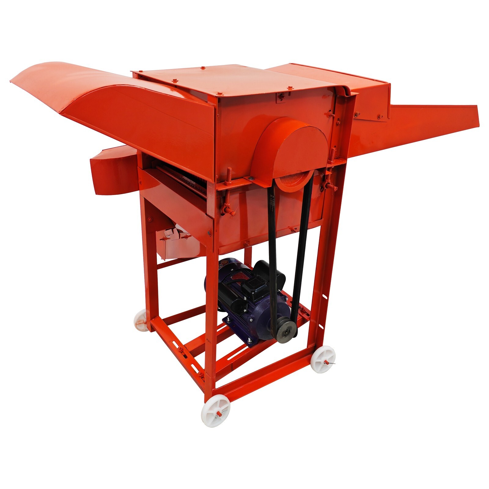 Rice Grain Wheat Peeling & Shelling Machine 220V Millet Thresher 3000W ...