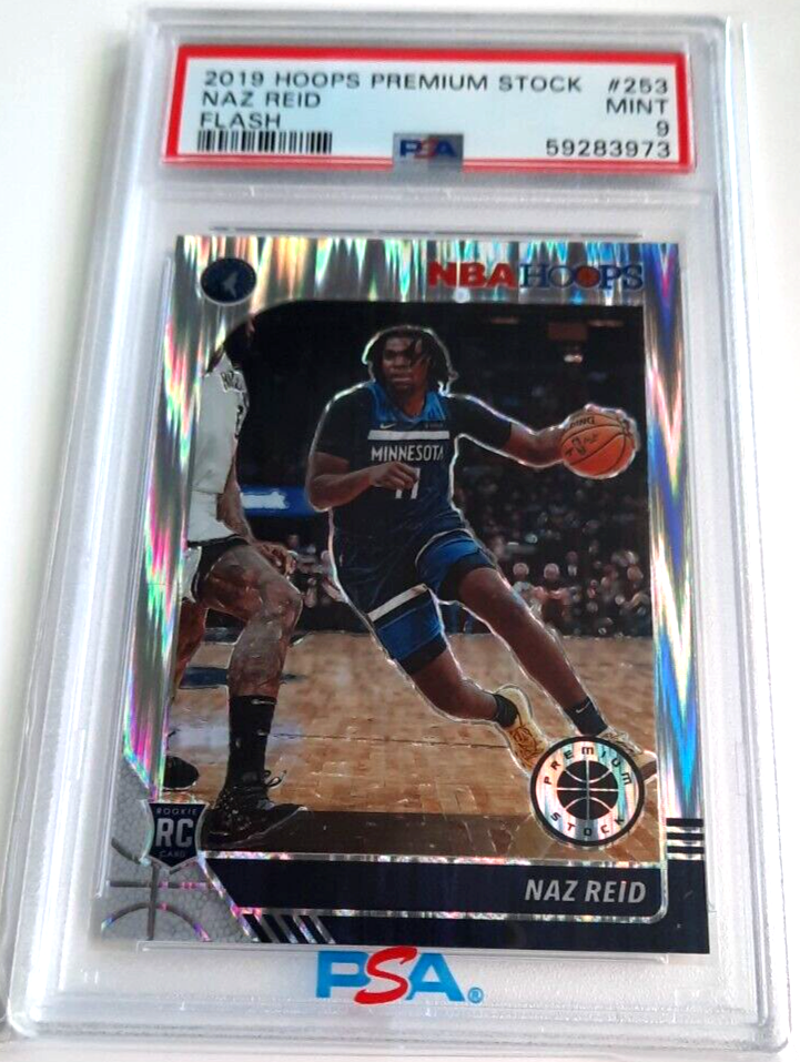 2019-20 Panini NBA Hoops Premium Stock - Flash Prizm #253 Naz Reid (RC ...