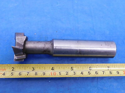 FKD 1 1/2 O.D. X 5/8 WIDTH HSS-COBALT T-SLOT MILLING CUTTER 1" SHANK 1. ...