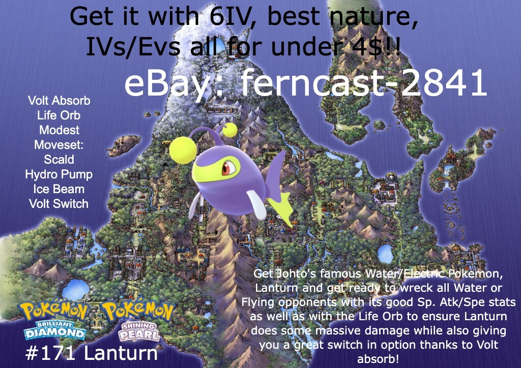 Pokemon Lanturn Moveset