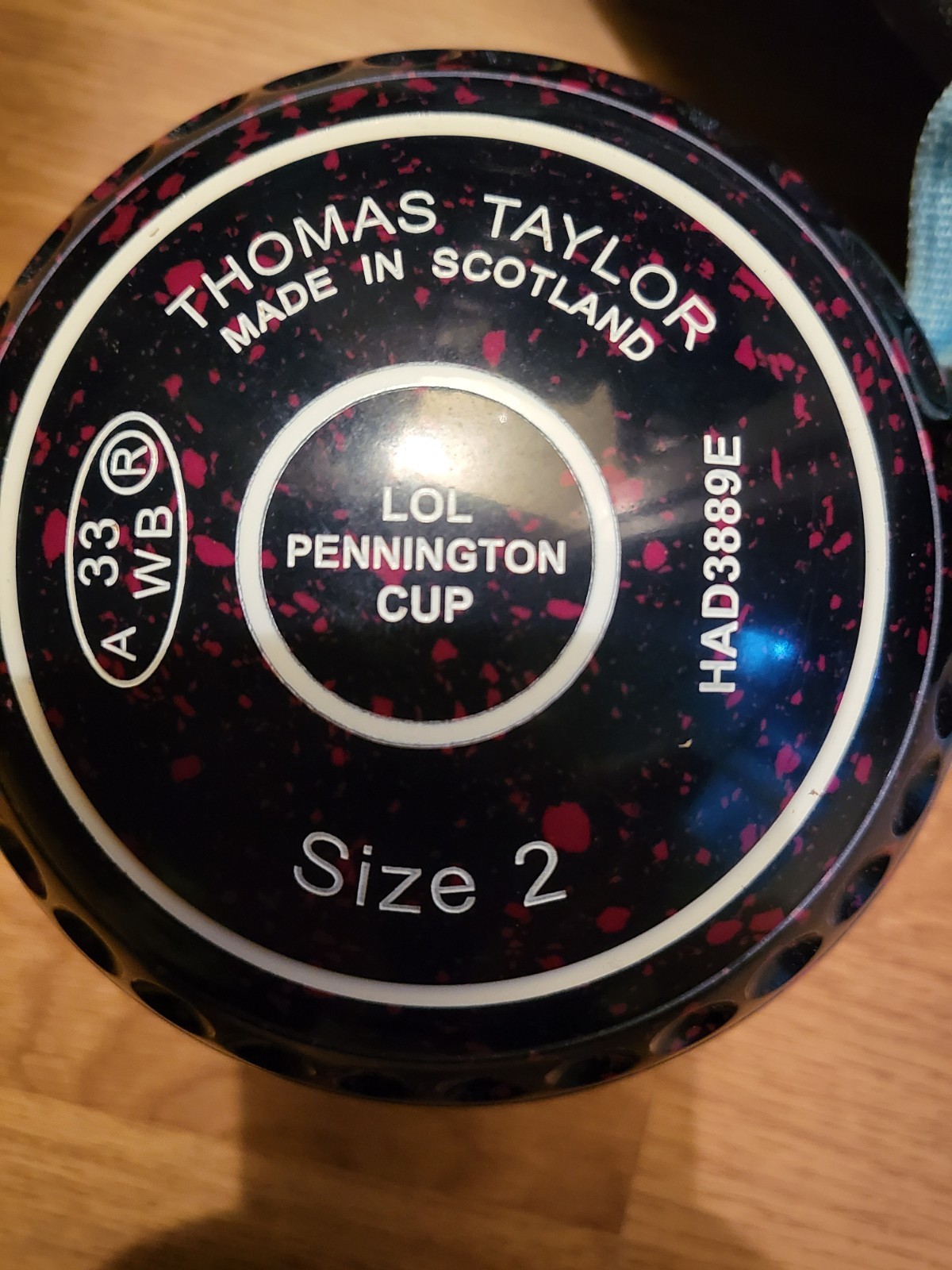 Thomas Taylor Ace Bowls Pair Size 2 Lovely Rare Colour And Engraved ...