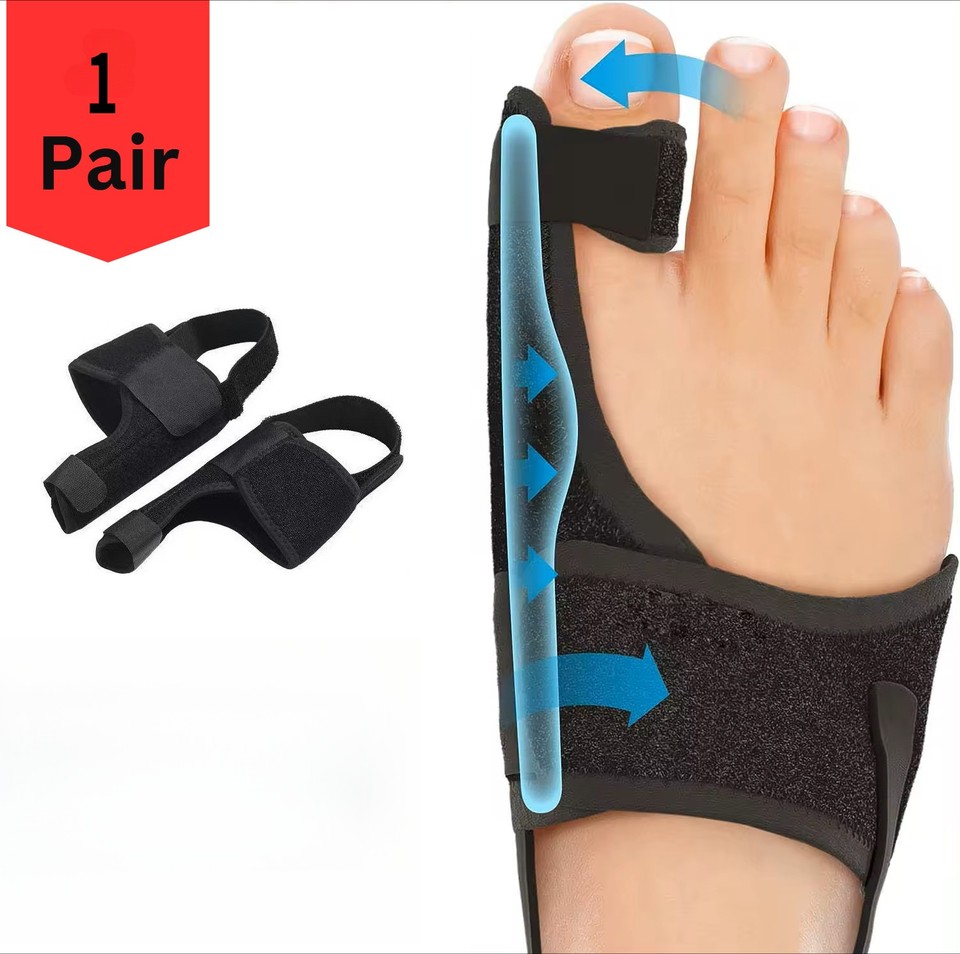 1 Pair Bunion Corrector Fix Hallux Valgus Adjustable Orthosis Women Men ...