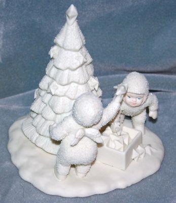 Dept. 56 Snowbabies "We'll Make it Shine" Figure Angel Babies Christmas ...