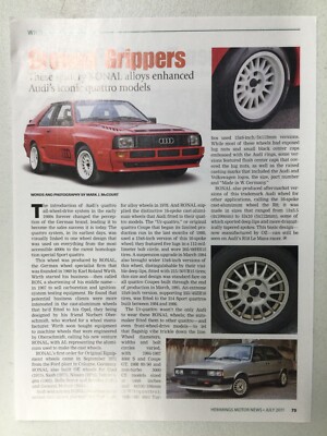 HMN 832 Article Wild About Wheels Ground Grippers Audi RONAL Alloy ...