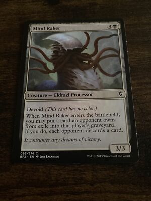 Mind Raker 95/274 Battle for Zendikar Magic The Gathering MTG B10818 ...