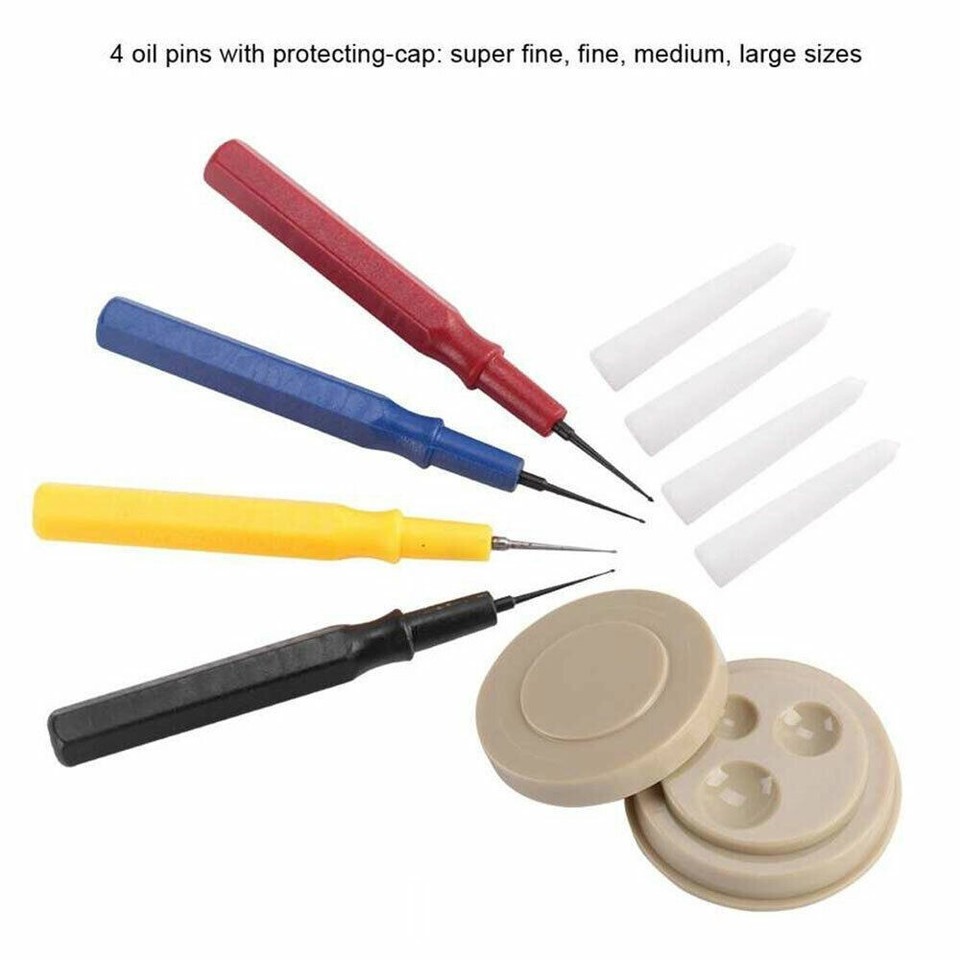 Watch Clock Oiler Pen Needle With Oil Cup Repair Tool Kit 4 Pcs For ...