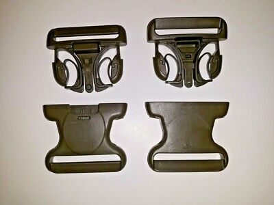 Lot 2x Duraflex 2.25" Cop-Lok OD Green Tactical Web Belt Buckle ...