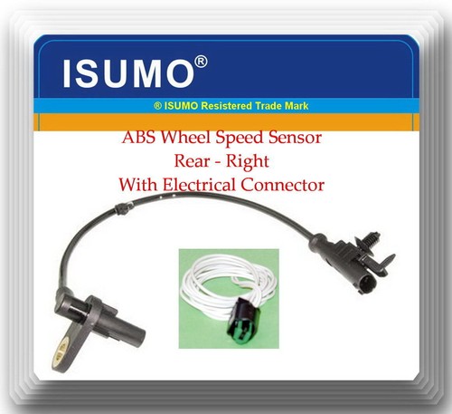 ABS Wheel Speed Sensor Rear Right W/ Connector Fits: EX35 EX37 G37 QX50 ...
