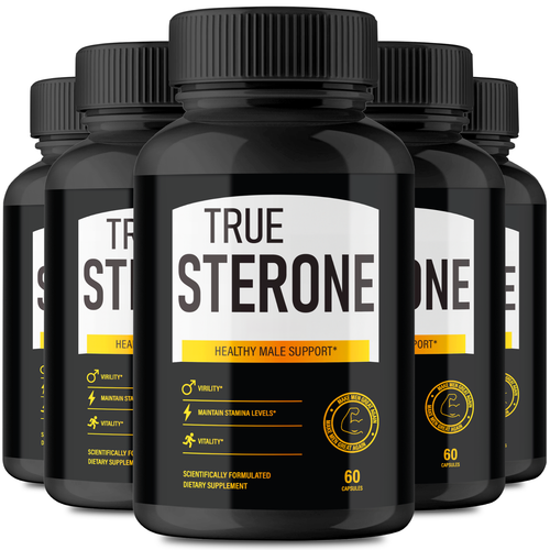 (5 Pack) True Sterone Male Health Pills to Boost T-Levels and ...