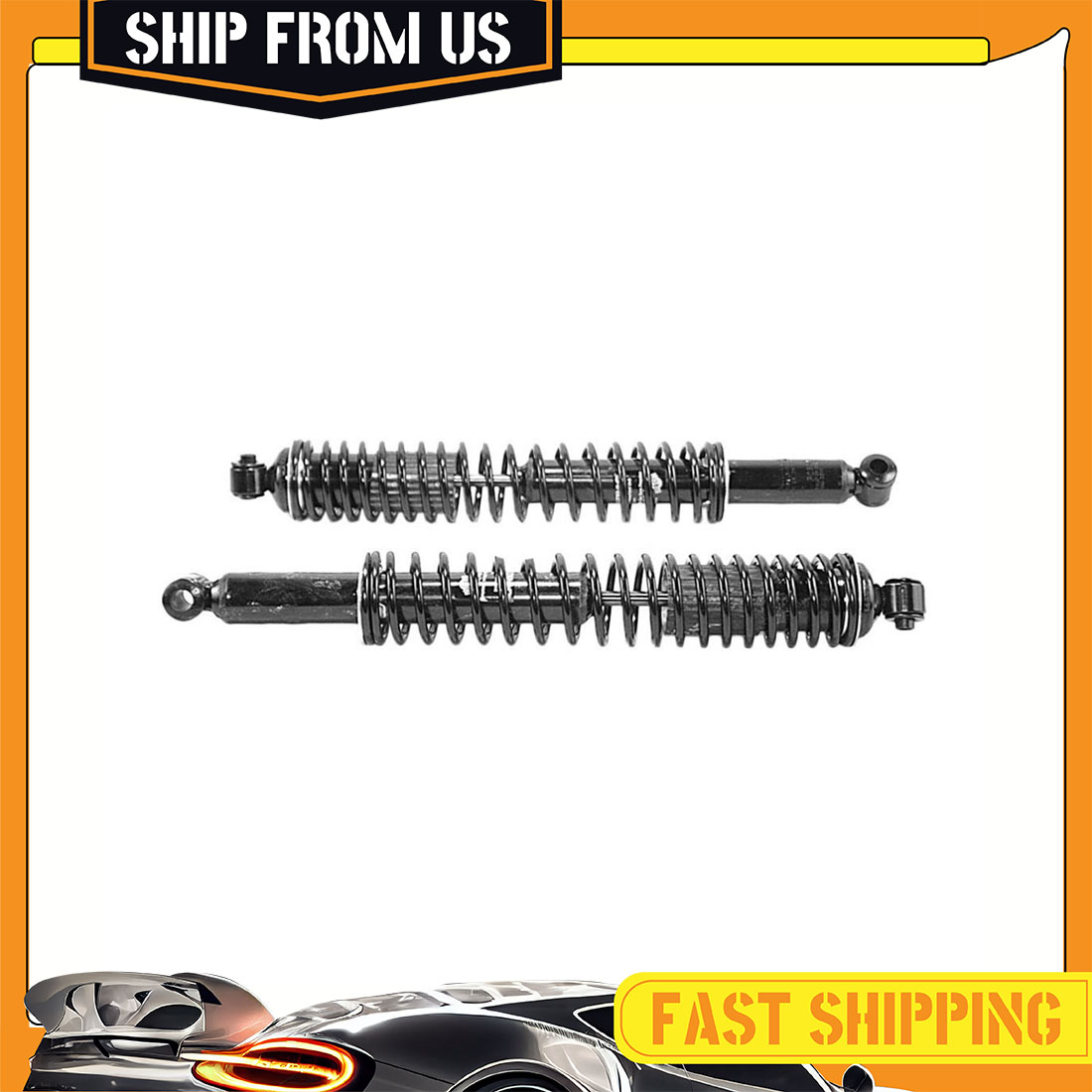 For 1965-1976 Dodge Coronet Rear Spring assisted shocks_WN | eBay