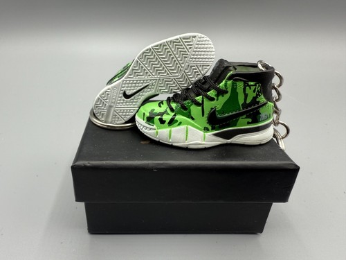Kobe Mini Sneaker Keychain Black Mamba Collectible Shoe Box and Bag ...