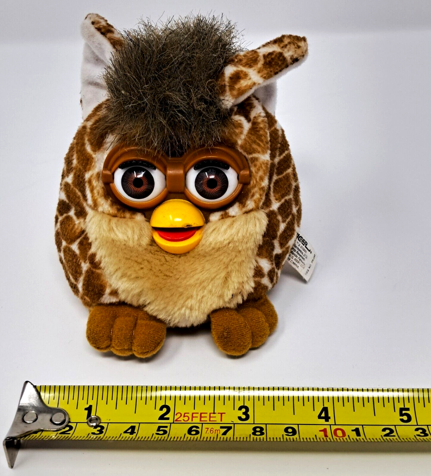 Furby Buddies 1999 Giraffe 4" bean bag plush Tiger WT 1089 original | eBay