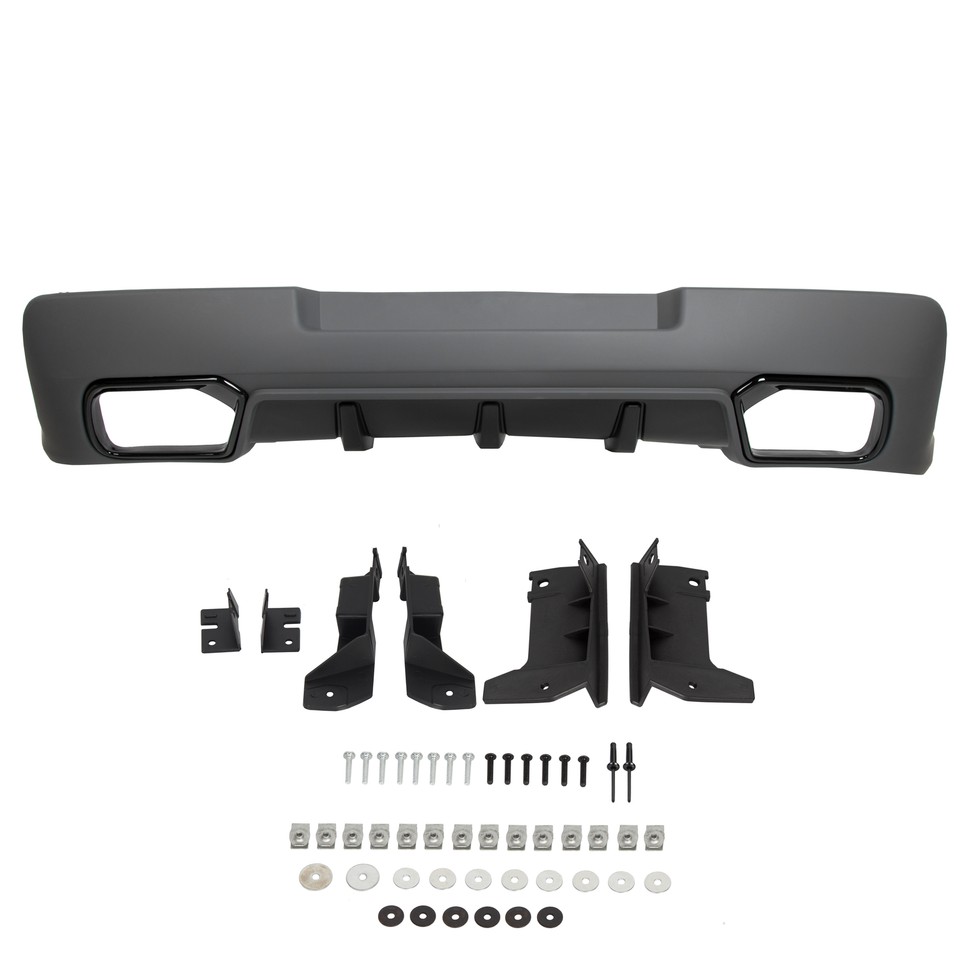 For 2014-2015 Chevy Camaro Rear Diffuser ZL1 Style Rear Bumper Lip ...