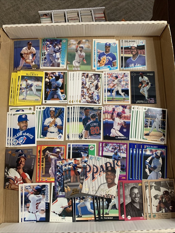 Fred McGriff 210+ Card Bulk Lot *LM1/2 | eBay