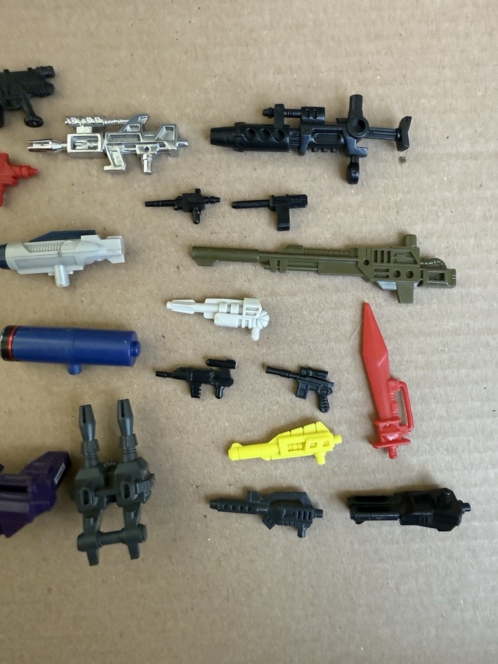 Vtg Transformers G1 Weapons Parts Accessories Lot of 22 Hasbro | eBay