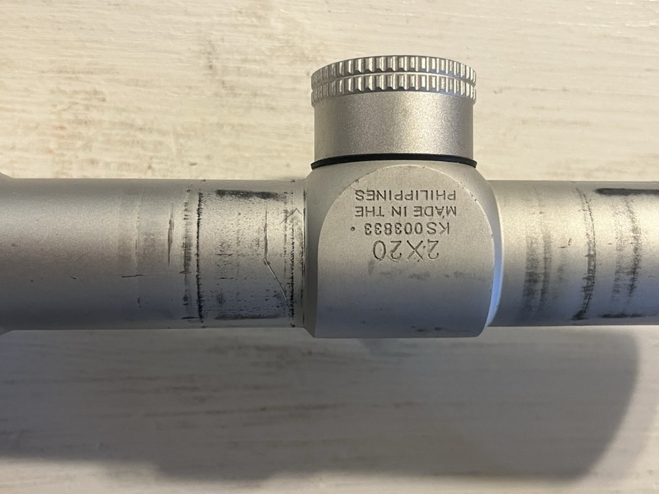 Nikon Encore 2X20 Pistol EER Scope SS Stainless Steel Standard Duplex ...