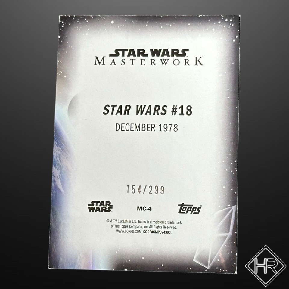 2024 Topps Masterwork Star Wars #MC-4 Star Wars #18 December 1978 Comic ...