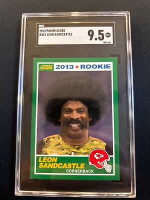 2013 Panini Score Leon Sandcastle 441 Rc Card Deion Sanders SGC 9.5 Pop ...