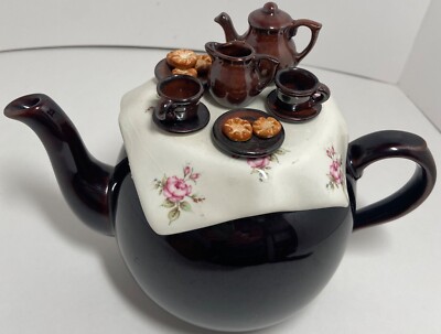 Vintage Cardew design Teapot with Tablecloth &Tea Settings lid | eBay