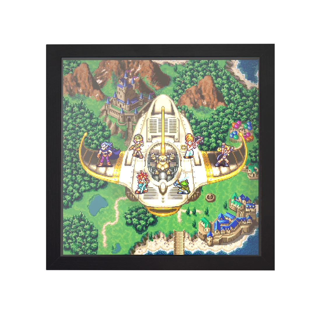 Chrono Trigger (Epoch) - 3D Shadow Box Frame (9" x 9") Gaming Art | eBay UK
