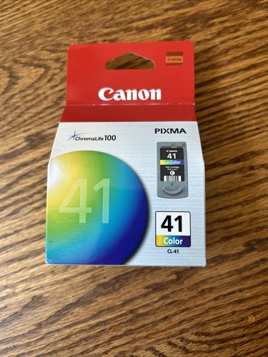 Genuine Canon CL-41 Color Combination Ink Cartridge ChromaLife100 Pixma ...