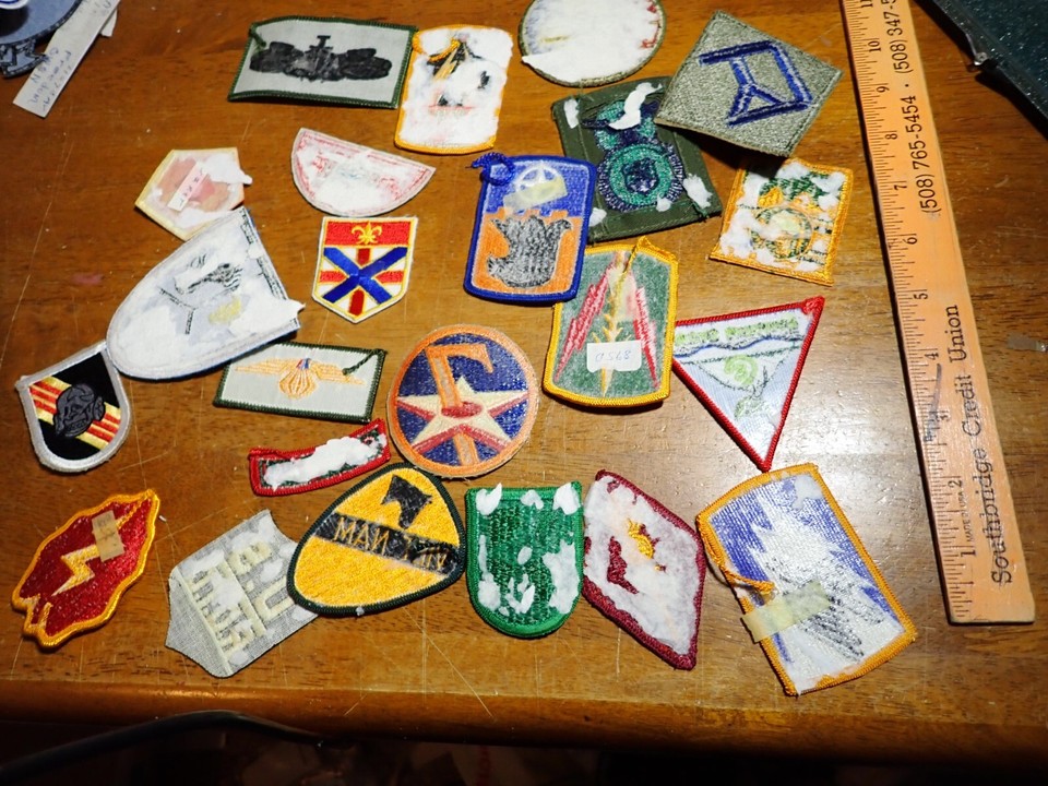 U S ARMY CCC CCN RECON UNIT PATCH COLLECTION 22 PATCHES BX P#83 | eBay