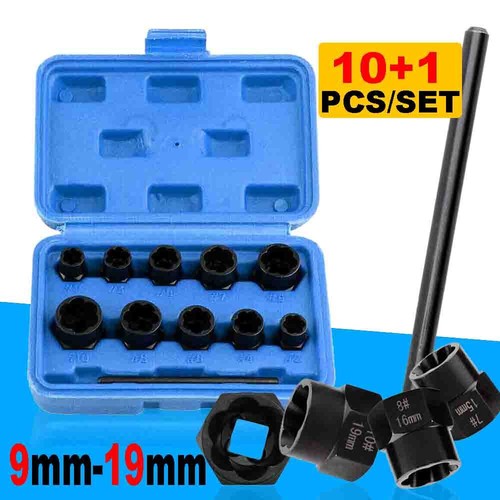 Damaged Nut Bolt Remover Stud Extractor Socket Set Broken Removal Tool ...