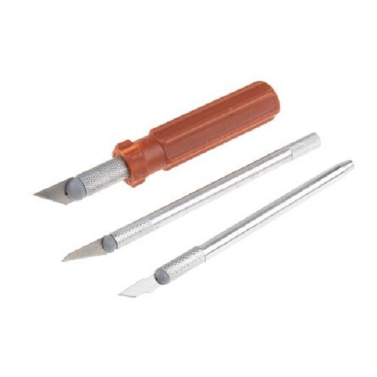 RS Pro PRECISION CRAFT KNIFE SET 37xBlades 7xAluminium Handle ...