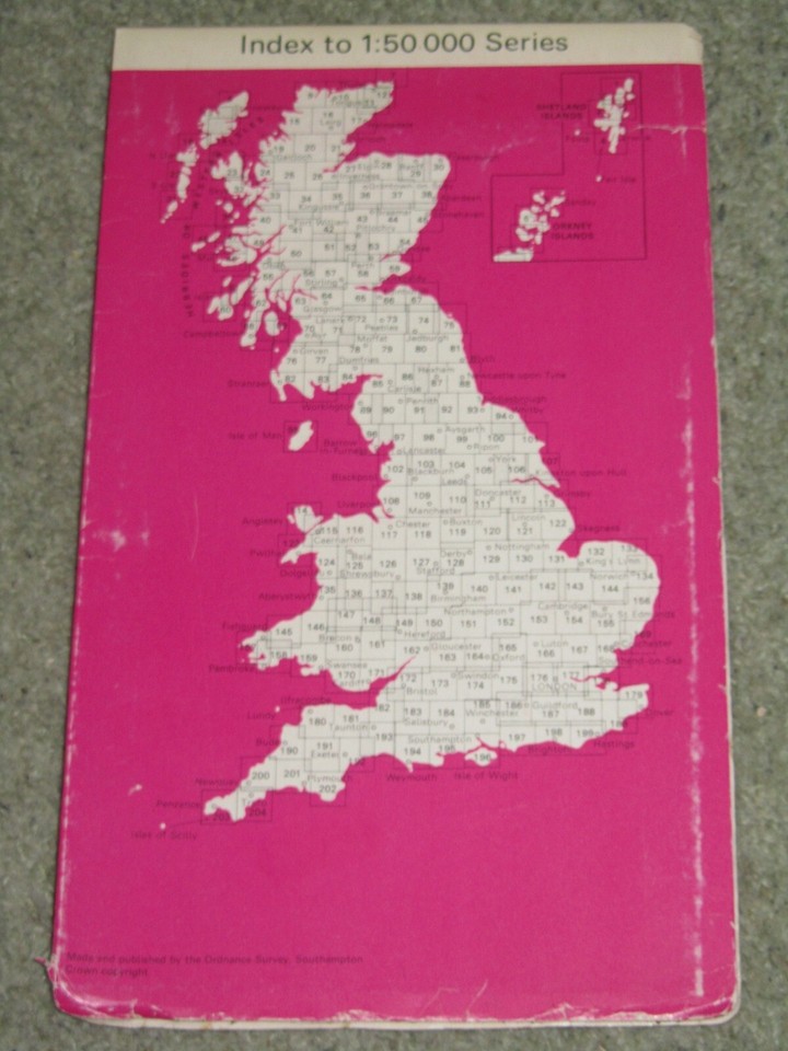 OS Ordnance Survey Landranger Map Sheet 35 Kingussie - 1982 | eBay