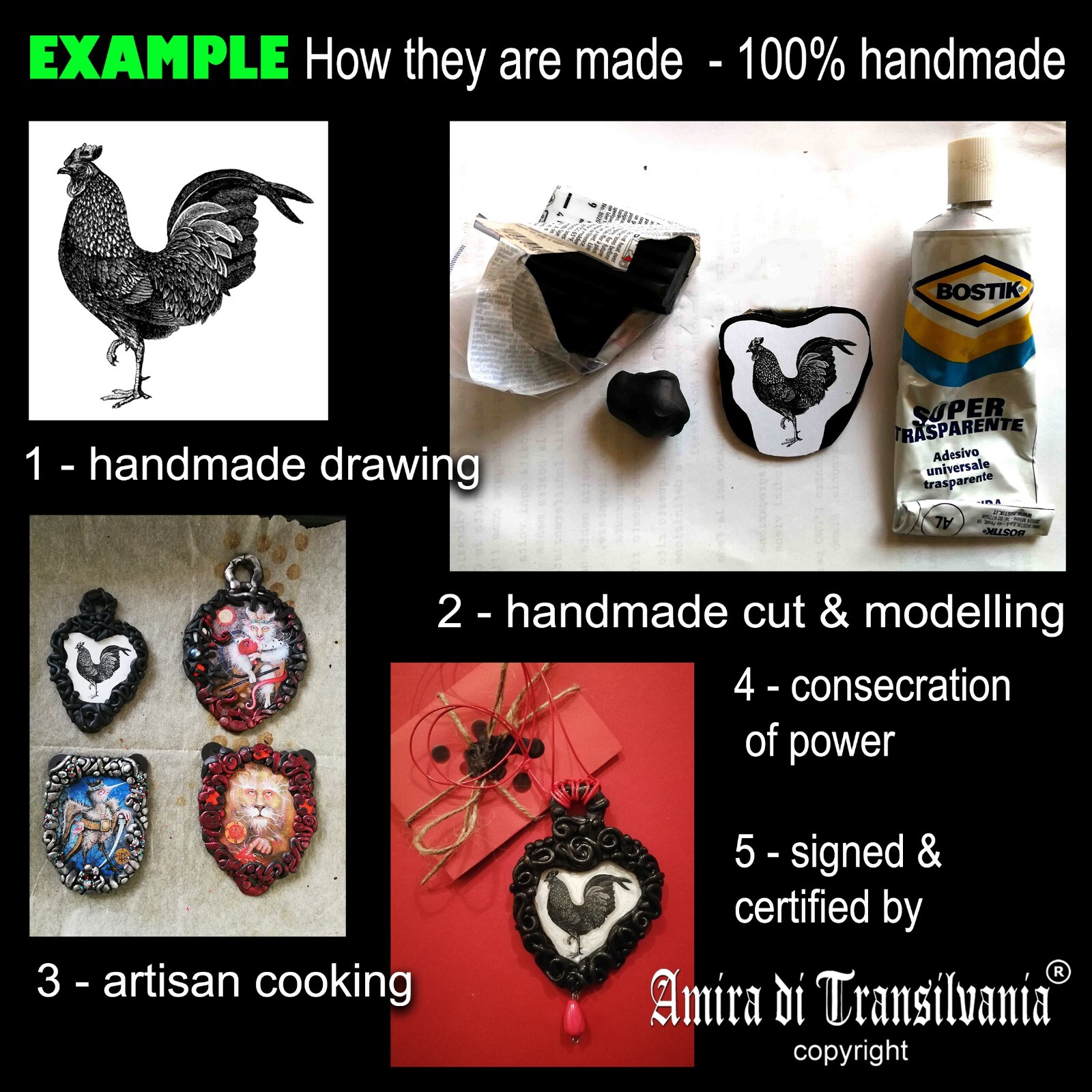 talisman protection evil eye demon amulets pendant necklace charms ...