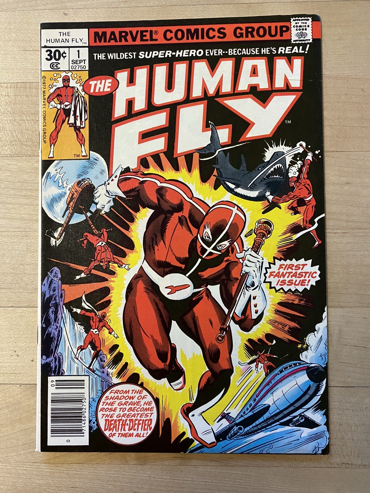 HUMAN FLY #1 - MARVEL COMICS, REAL-LIFE DAREDEVIL! | eBay