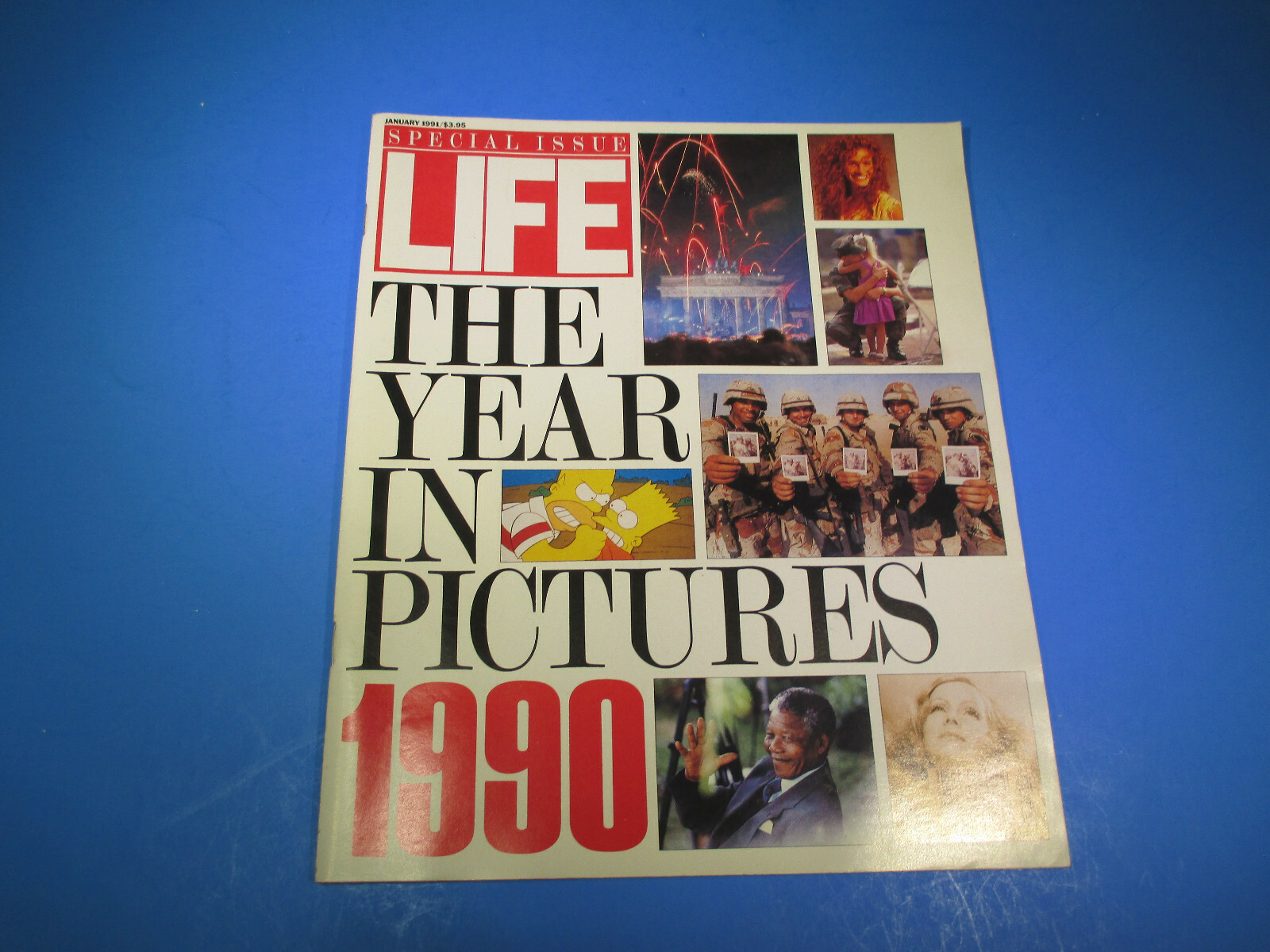 Life Magazine January 1991, 1990 The Year In Pictures Special Issue ...