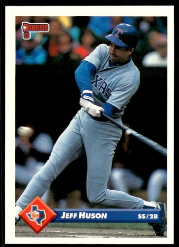 1993 Donruss Baseball Card Jeff Huson Texas Rangers #583 | eBay