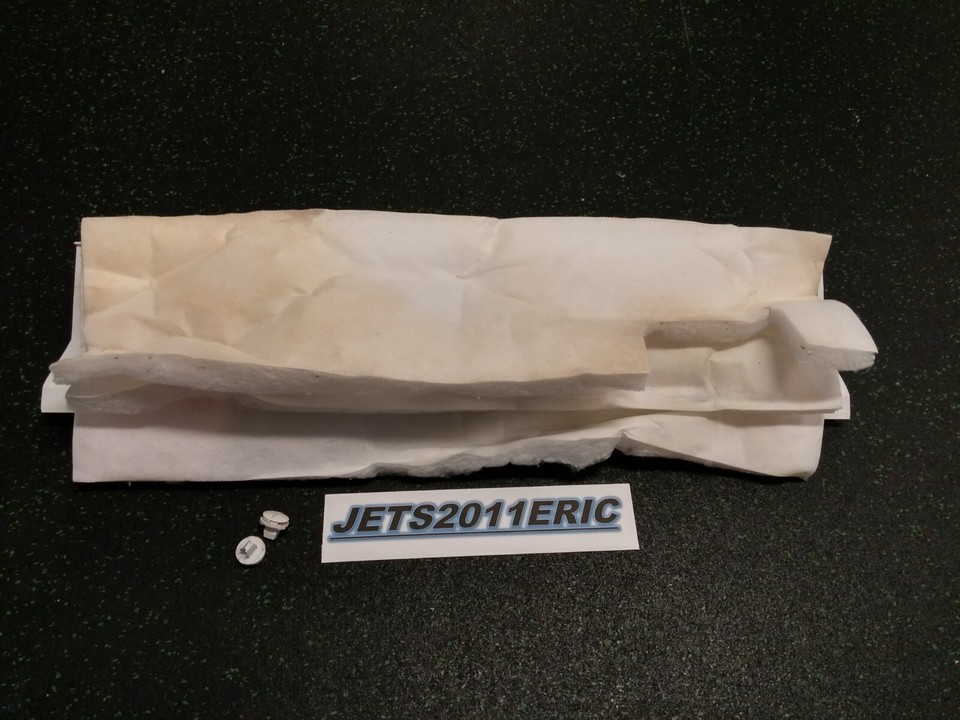 OEM Dishwasher Toe Panel - White Plastic + Retainers W10526115 ...