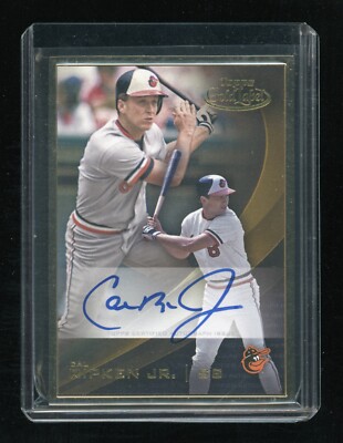 2016 Topps Gold Label CAL RIPKEN JR #GLFA-CR Framed Autographs GOLD ...