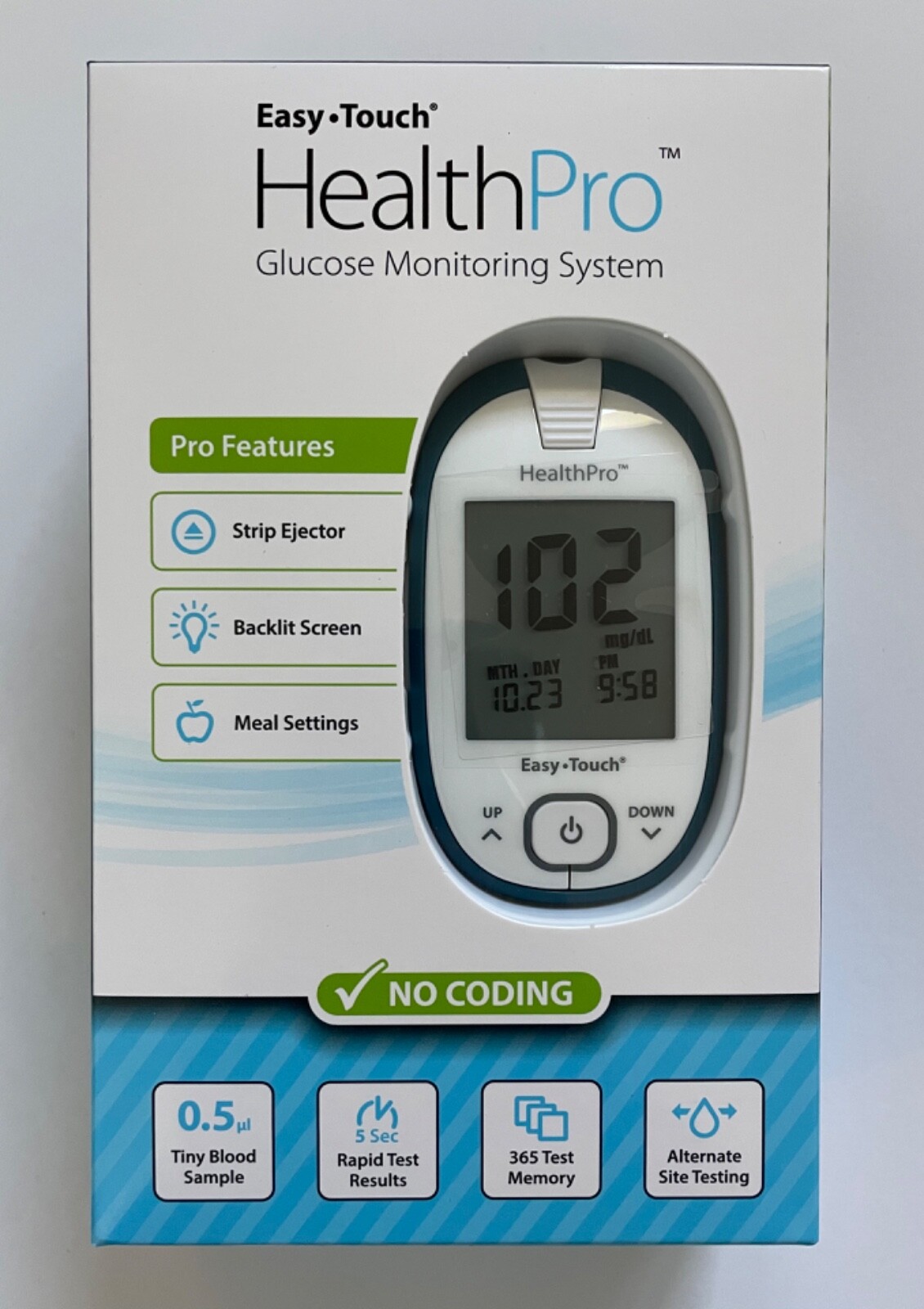 EasyTouch HealthPro Blood Glucose Monitoring Meter Kit | eBay